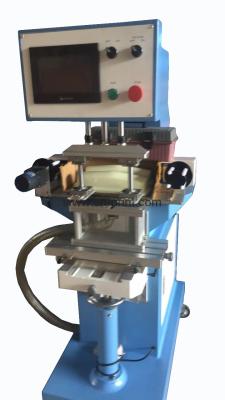 China PLC System Transverse Flow tampografia for insole with pad cleaning system for sale