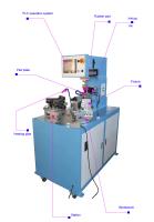 China PLC 2 color pad printing machine golftee pad printing machine for sale