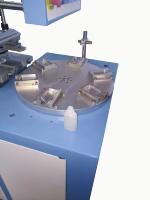 China PLC 2 color pad printing machine golftee pad printing machine for sale