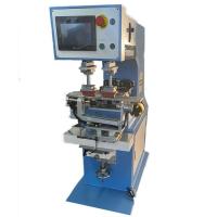 China Double head Independent cylinder 2 color pad printing machine for toys pen pad for sale