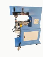 China Double head Independent cylinder 2 color pad printing machine for toys pen pad for sale