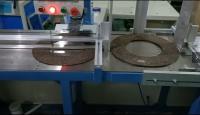 China Single colour automatic feeding unloading cleaning rubber oil cup pad printer for sale