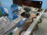 China Single colour automatic feeding unloading cleaning rubber oil cup pad printer for sale