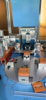 China High precision rotary servo 1color pad printing machine for sale