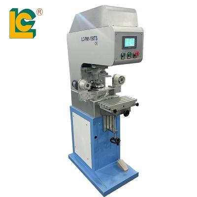 China 1color electric servo closed ink cup pad printer for sale