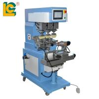 China Three color servo rotary fixture pad printing machine for sale