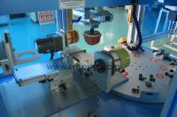 China 2 color 8 working station servo pad printing machine with auto unloading for sale