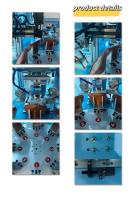 China 2 color 8 working station servo pad printing machine with auto unloading for sale