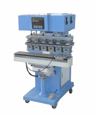China SIX-Colour Shuttleing Pad Printing Machine for sale