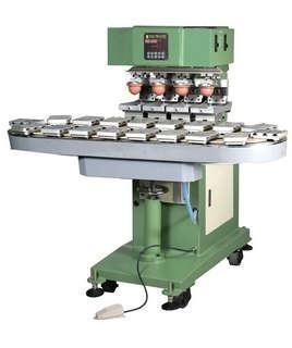 China Large Size 4-Color Pad Printing With Conveyer for sale