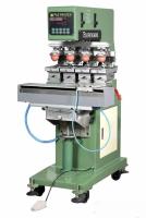 China 4-color Shutte pad printing machines for round applications for sale