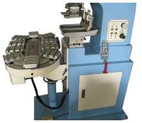 China 2-color neck label pad printing machine pad printer with conveyer for sale