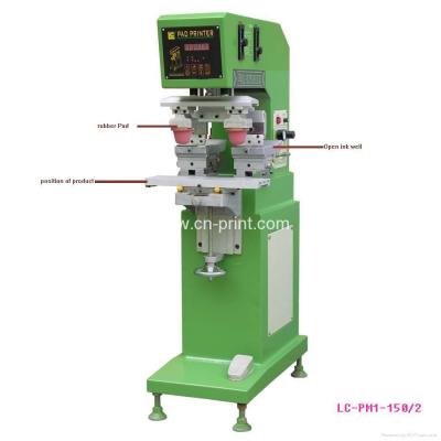 China Double Head 1- Colour Pad Printing Machine tanpon printer for sale
