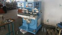 China PLC 4-color open ink well pad printing machine with shuttle and independent pad for sale