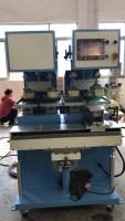 China PLC 4-color open ink well pad printing machine with shuttle and independent pad for sale