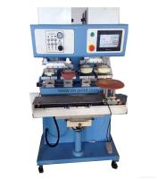 China 4-Color Large size pad printer with shuttle & PLC and touch screen for sale