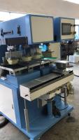 China 4-Color Large size pad printer with shuttle & PLC and touch screen for sale