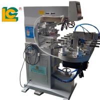 China 2-color open ink well pad printing machine with conveyor with rotary system for sale