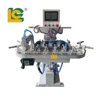 China 2-color open ink well pad printing machine with conveyor with rotary system for sale