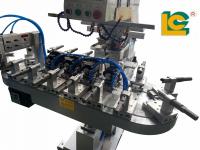 China 2-color open ink well pad printing machine with conveyor with rotary system for sale