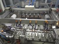 China Automatic 6 Color Bottle Caps Pad Printing Machine With Open Ink Tray for sale
