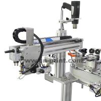 China PLC control Independent Air 3-color auto Sealed Ink Cup Printing machine for sale