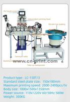 China PLC control Independent Air 3-color auto Sealed Ink Cup Printing machine for sale