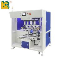 China Ironing four color servo rotary shuttle pad printing machine for sale