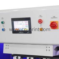 China Ironing four color servo rotary shuttle pad printing machine for sale