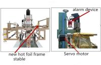 China Semi-automatic Rotary Hot Foil Stamping machine for A5 notebook for sale
