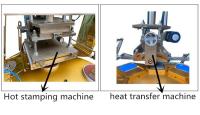 China Semi-automatic Rotary Hot Foil Stamping machine for A5 notebook for sale