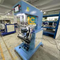 China LC Automatic 2 color servo rotary fixture pad printing machine for sale