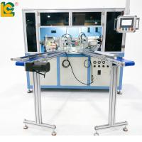 China LC Automatic 6 Color PLC Control Rotary Tampo Pad Printer Machine with Servo Motor for Flat Bottle for sale