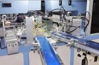 China LC Automatic 6 Color PLC Control Rotary Tampo Pad Printer Machine with Servo Motor for Flat Bottle for sale