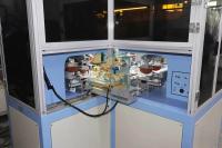 China LC Automatic 6 Color PLC Control Rotary Tampo Pad Printer Machine with Servo Motor for Flat Bottle for sale