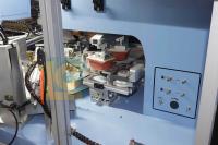 China LC Automatic 6 Color PLC Control Rotary Tampo Pad Printer Machine with Servo Motor for Flat Bottle for sale
