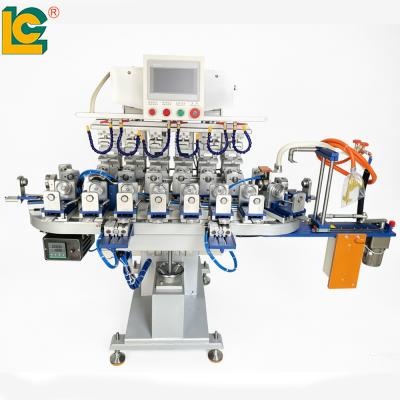 China High-Speed 6-Color Automatic Pad Printer for Bottles for sale