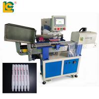 China Industrial Grade Automatic Straw Pad Printing Machine With Auto Feed and Dryer for PP PE PLA Straw Pen Rod Mascara Tube for sale