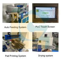 China Industrial Grade Automatic Straw Pad Printing Machine With Auto Feed and Dryer for PP PE PLA Straw Pen Rod Mascara Tube for sale
