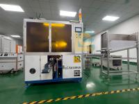 China High Speed Automatic Round Screen Printing Machine for Plastic Test Tube Caps with CCD Vision, Flame Treatment and UV Curing System for sale