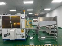 China High Speed Automatic Round Screen Printing Machine for Plastic Test Tube Caps with CCD Vision, Flame Treatment and UV Curing System for sale