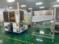 China High Speed Automatic Round Screen Printing Machine for Plastic Test Tube Caps with CCD Vision, Flame Treatment and UV Curing System for sale
