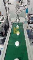 China Automatic Horizontal Turntable Hot Stamping Machine TH-150/4 Four-Station Plastic Foil Embossing Machine for sale