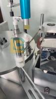 China Automatic Horizontal Turntable Hot Stamping Machine TH-150/4 Four-Station Plastic Foil Embossing Machine for sale