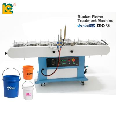China High-Efficiency Pre-Print Flame Treatment Equipment for PP PE Plastic Containers and Bucket for Optimal Ink Adhesion for sale
