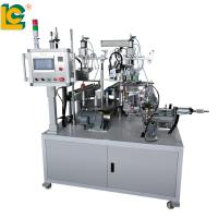China Automatic Horizontal Turntable Hot Stamping Machine TH-150/4 Four-Station Plastic Foil Embossing Machine for sale