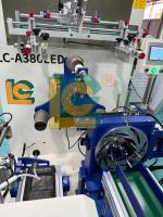 China LC Automatic Three-Station Single-Color Cup Screen Printing Machine for sale