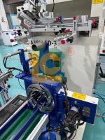 China LC Automatic Three-Station Single-Color Cup Screen Printing Machine for sale