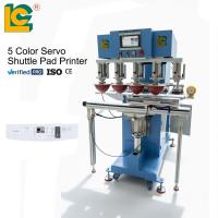 China LC-PM5-200-5PT 5-Color Servo Rotary Shuttle Pad Printing Machine with Auto Pad Clean System for sale