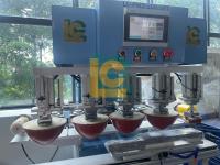 China LC-PM5-200-5PT 5-Color Servo Rotary Shuttle Pad Printing Machine with Auto Pad Clean System for sale